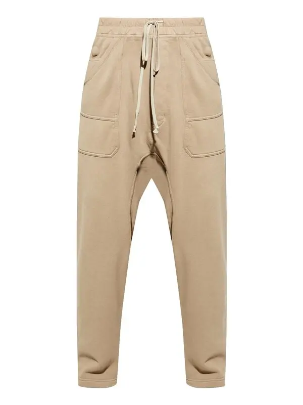 Rick Owens Classic Cargo’ Sweatpants - Beige