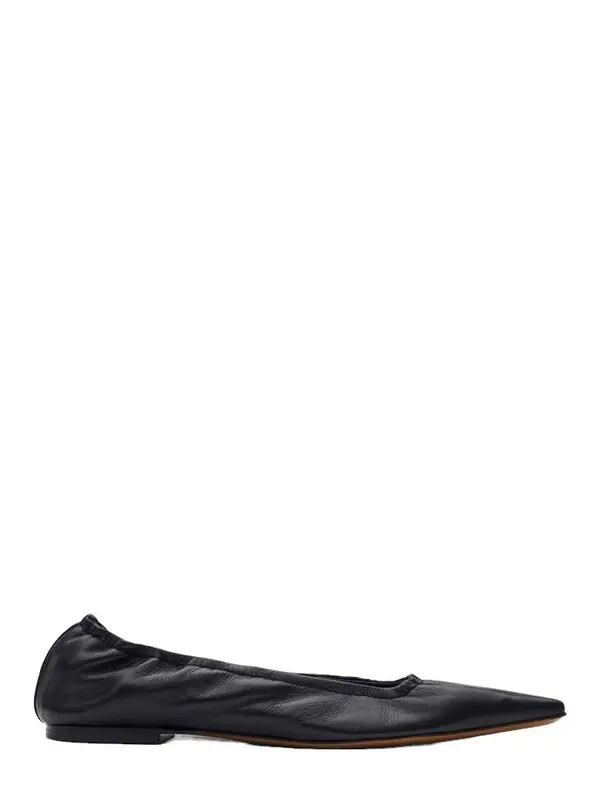 ATP ATELIER Aprica Nappa Ballet Flats - Black