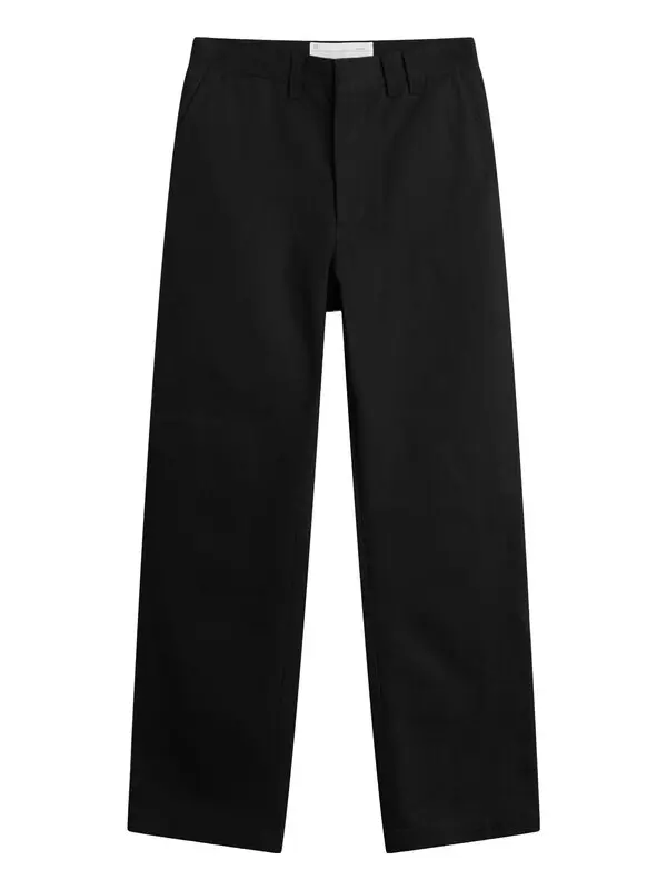 RANDY'S GARMENTS Gusseted Work Trousers - Black Super Twill