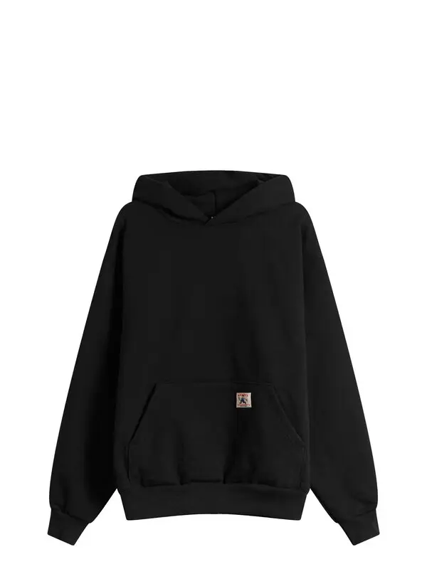 RANDY'S GARMENTS Heavyweight Logo Hoodie - Black