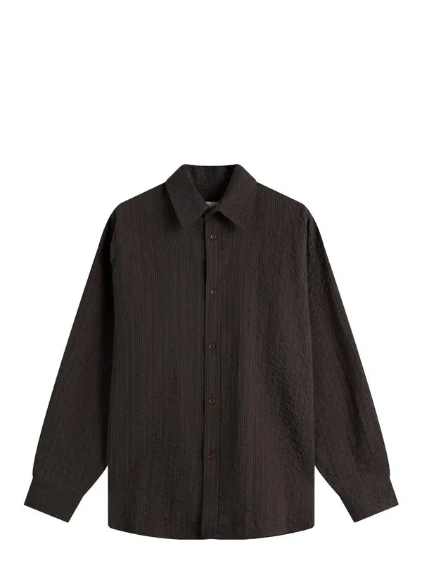 SAGE NATION Chisholm Check Shirt - Navy Brown Check