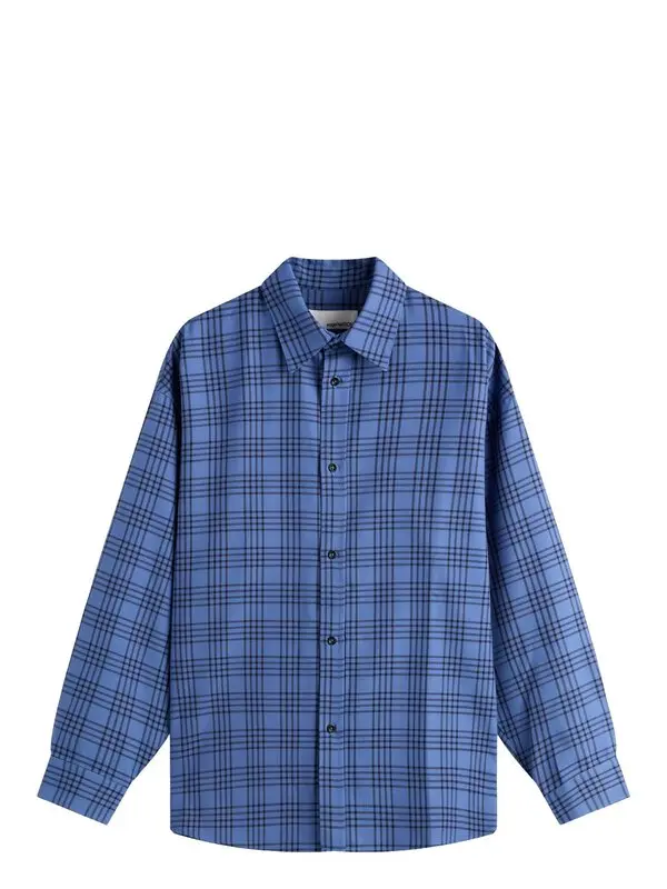 SAGE NATION Chisholm Check Shirt - Royal Blue Check