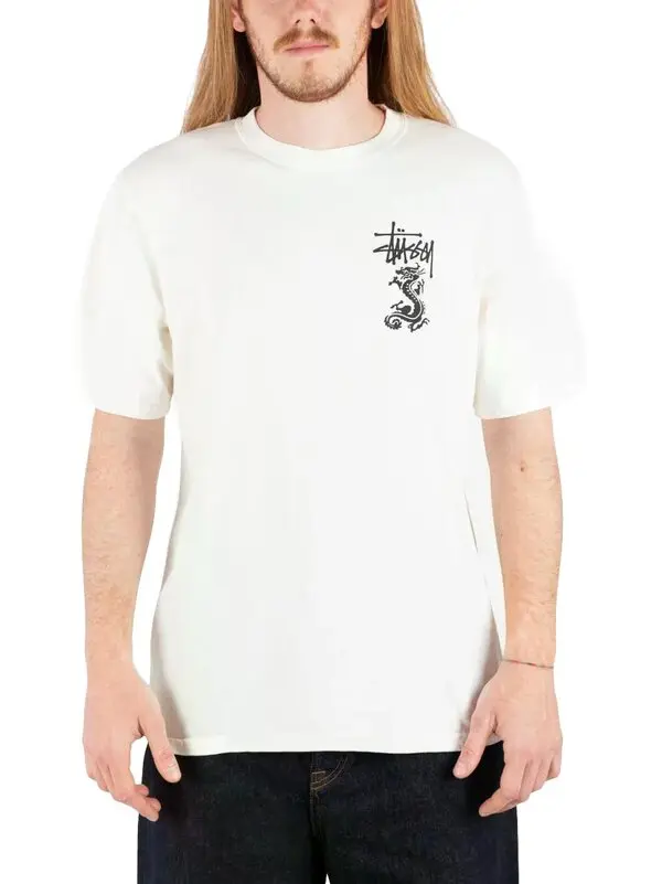 StÜssy Dragon Graphic T-shirt - Neutrals