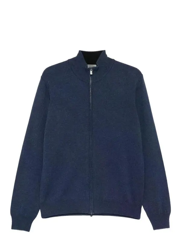 Corneliani Zip-up Cardigan - Blue