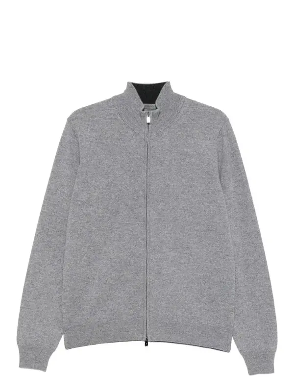 Corneliani Zip-up Cardigan - Grey