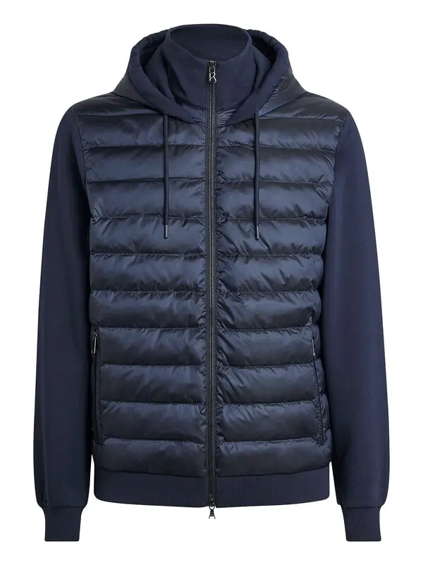 Bogner Down Hybrid Padded Jacket - Navy