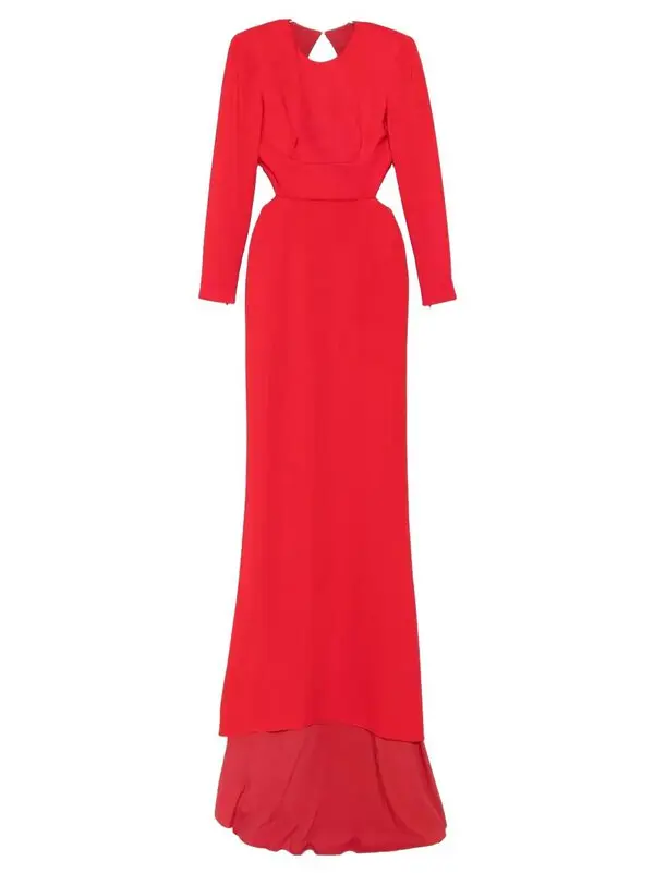 Stella McCartney Long Sleeve Maxi Dress - Red