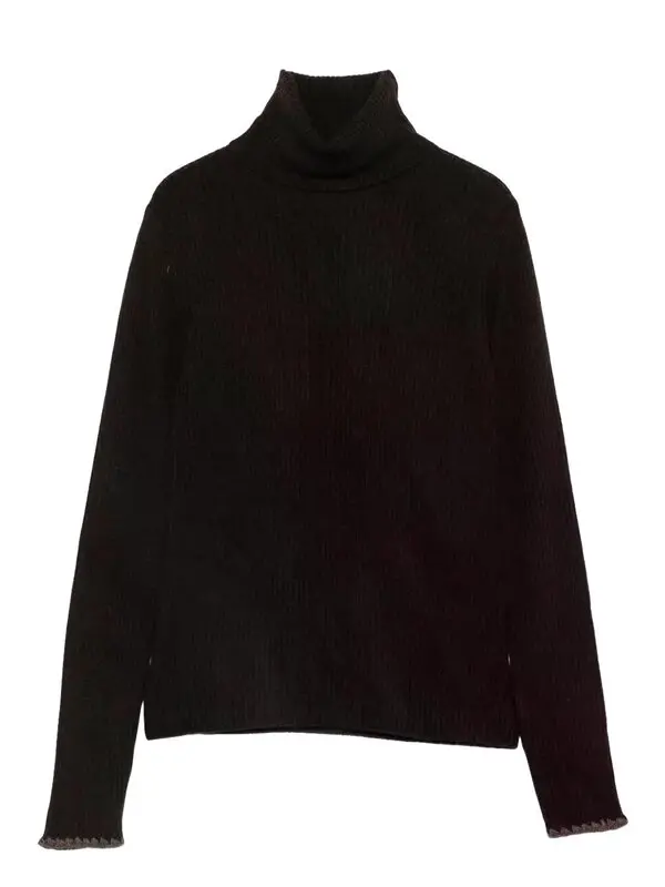 MAISON HOTEL Roll-neck Sweater - Brown