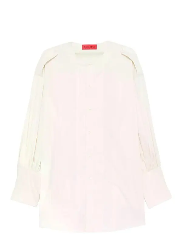 THELATEST Pleated Blouse - Neutrals