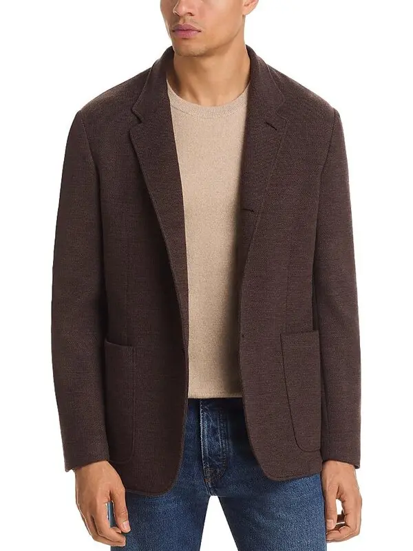 Canali Knit Blazer - Brown