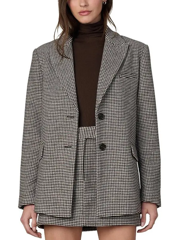 Joe's Jeans The Boyfriend Blazer - Black/chocolate