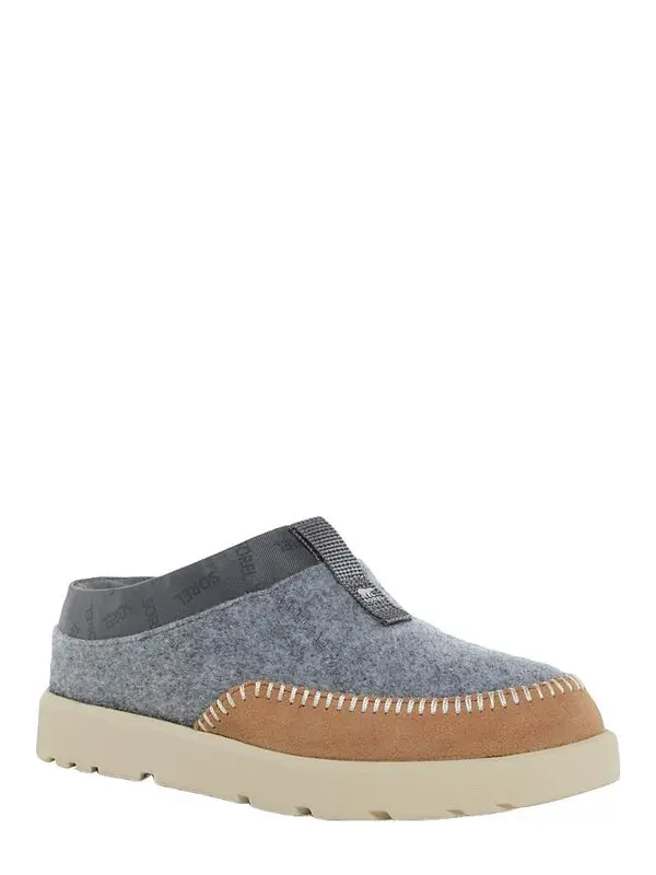 Sorel Byways Faux Fur Mules - Grey