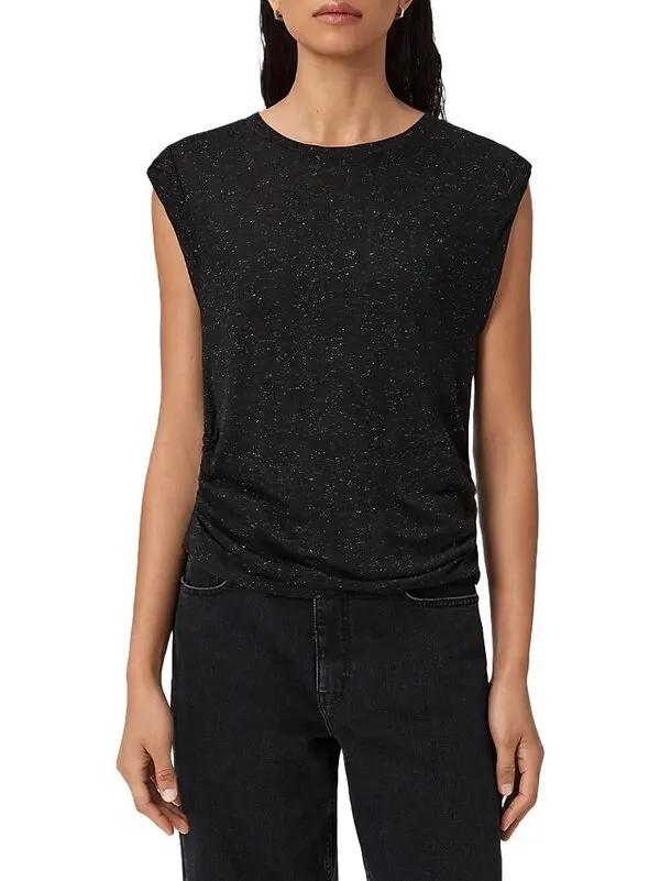 ALLSAINTS West Shimmer Top - Black