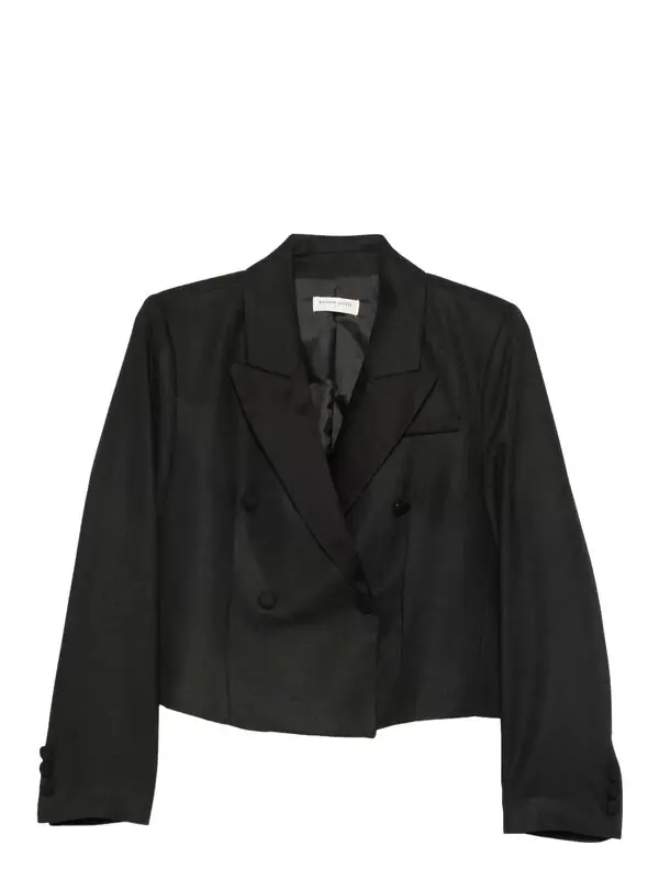 MAISON HOTEL Frank Double-breasted Blazer - Black