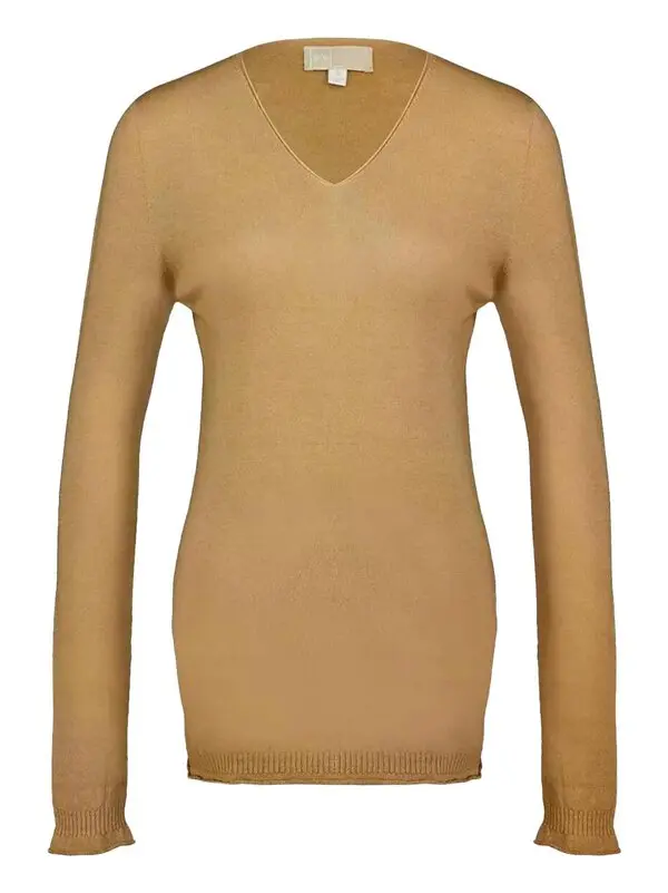 120% Lino Wool Knitted Top - Neutrals