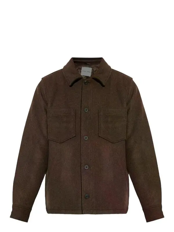 SAMSOE SAMSOE Oversized Shirt Jacket - Brown