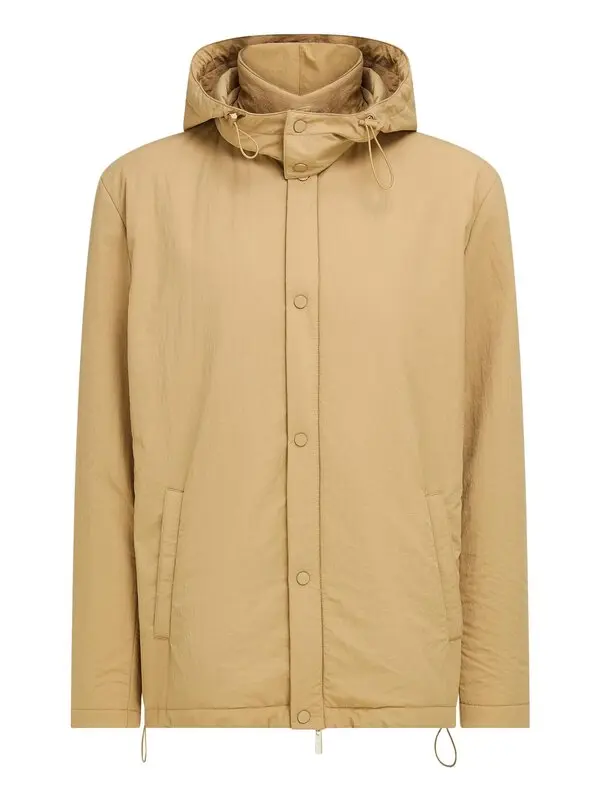 FERRAGAMO Structured Nylon Jacket - Stone