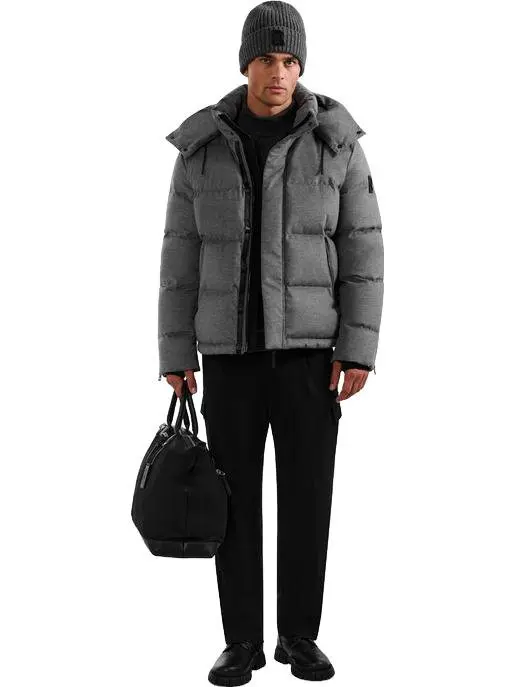 Rudsak Wool-blend Down Puffer - Gray