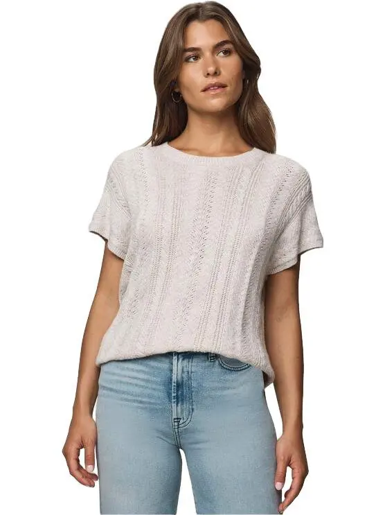 Splendid Raelynn Short Sleeve Sweater - Denim