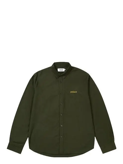 PALACE Classic Oxford Shirt - Olive