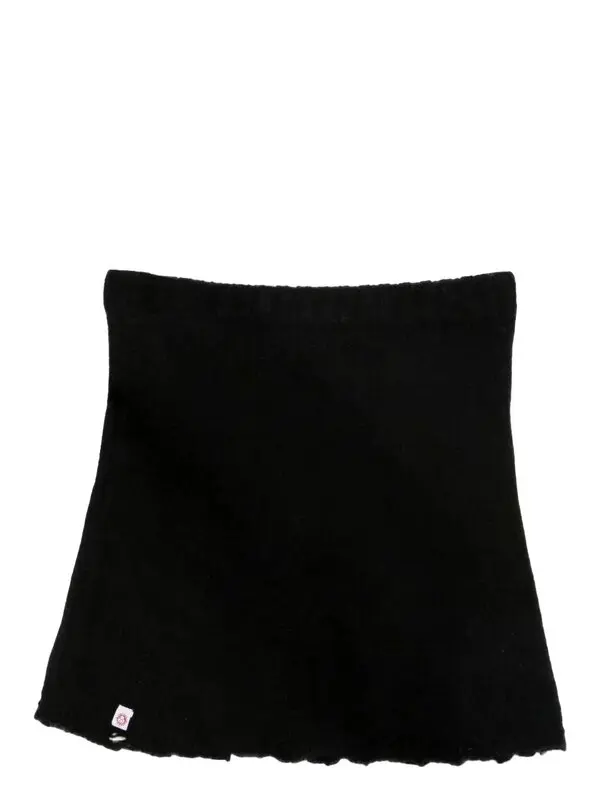 CHARLES JEFFREY Knitted Mini Skirt - Black
