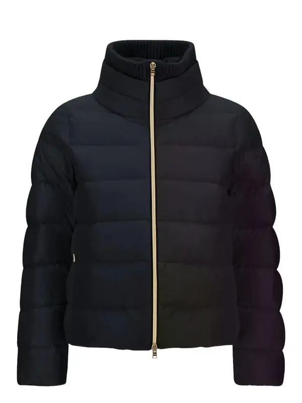Herno Quilted High-neck Jacket - Black
