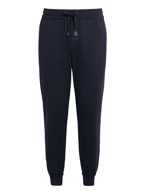Brioni Drawstring Tapered Sweatpants - Blue