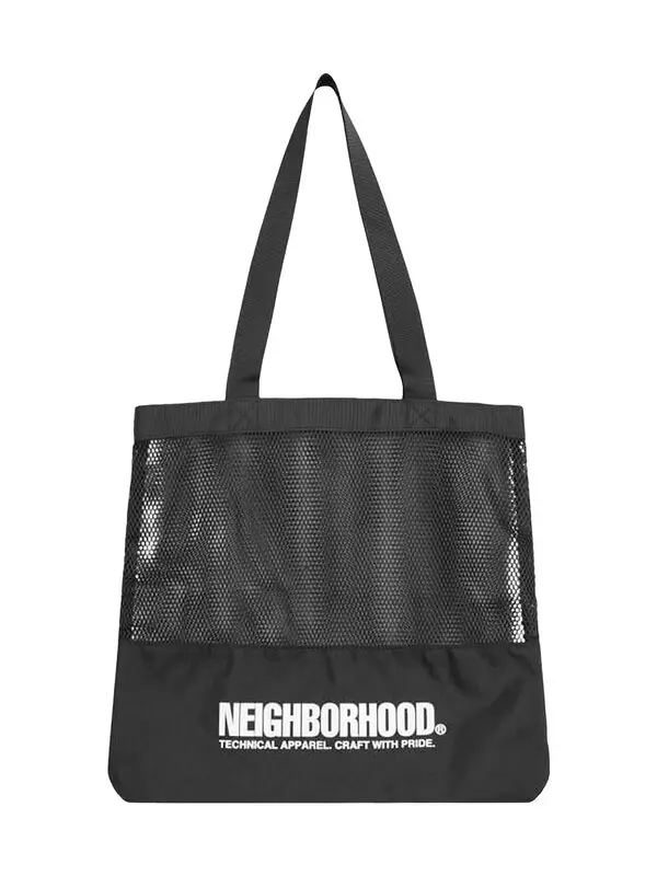 NEIGHBORHOOD Mesh Tote - Black