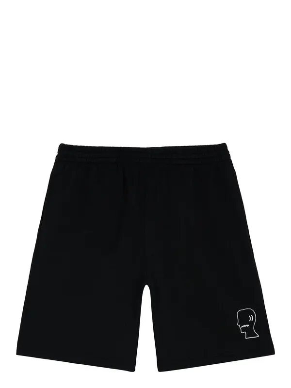 BRAIN DEAD Logohead Rugby Shorts - Black