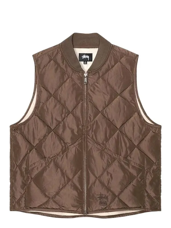 StÜssy Insulated Vest - Brown