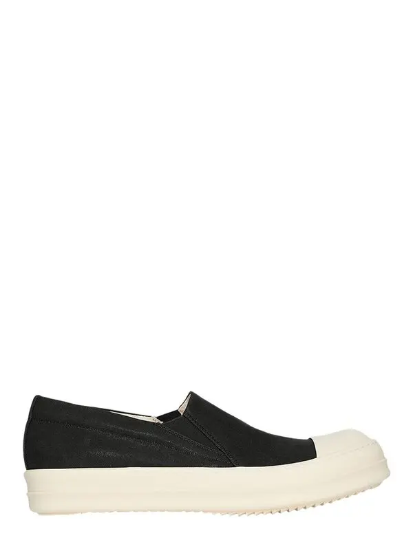 Rick Owens Boat Slip-ons - Black