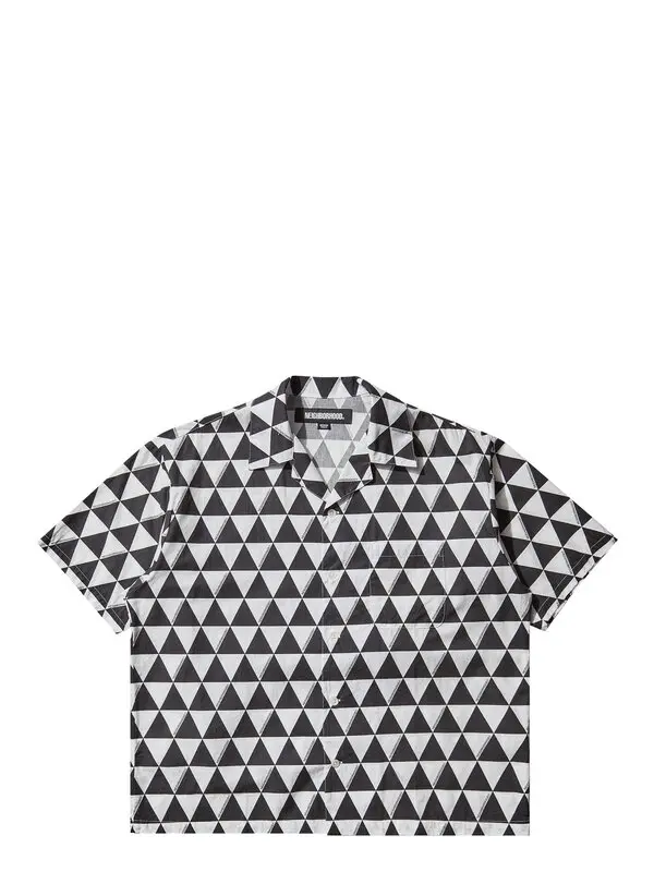 NEIGHBORHOOD Triangle Pattern Hawaiian Shirt - Grey
