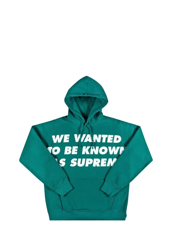 Supreme Known As Hooded Sweatshirt - Blue