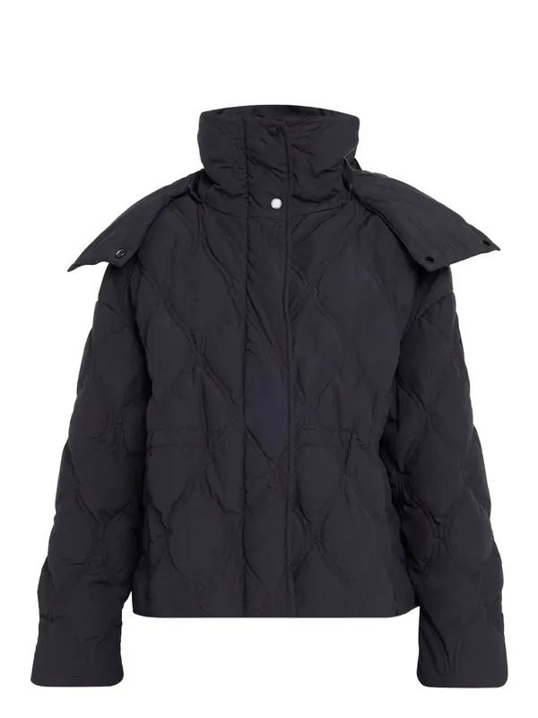 Canada Goose Alessia Quilted Short Down Jacket - Black