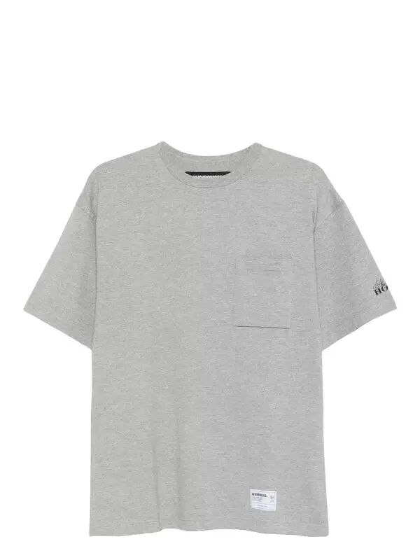 NEIGHBORHOOD Logo-patch T-shirt - Grey