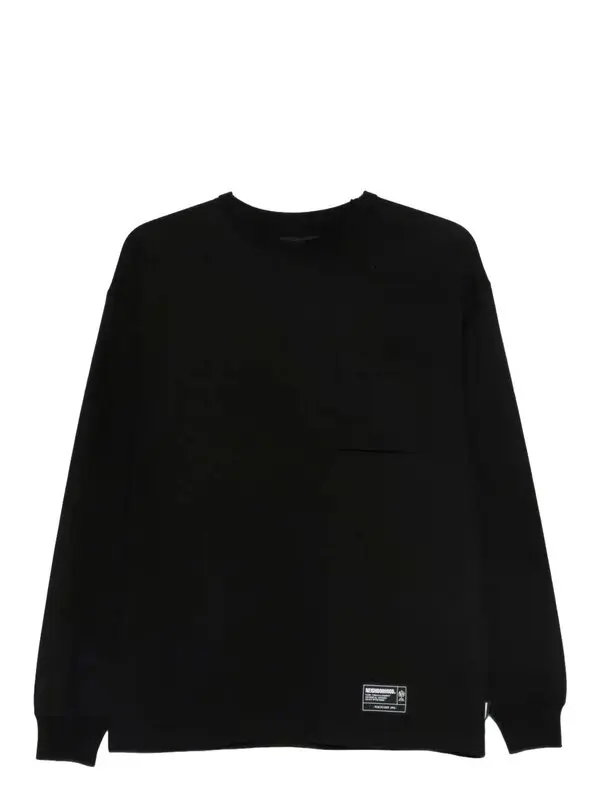NEIGHBORHOOD Logo-patch Long Sleeve T-shirt - Black