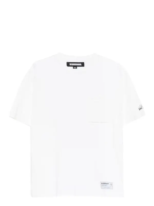 NEIGHBORHOOD Logo-patch T-shirt - White