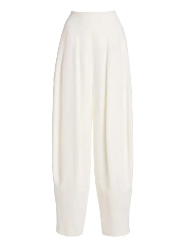 ASHLYN Blaine Wide-leg Cady Pants - White