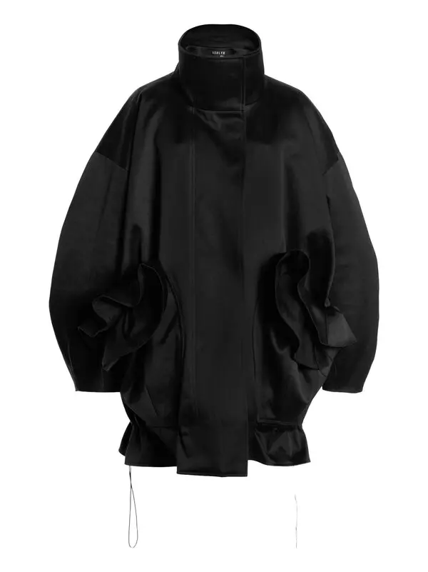 ASHLYN Chandra Cotton Coat - Black