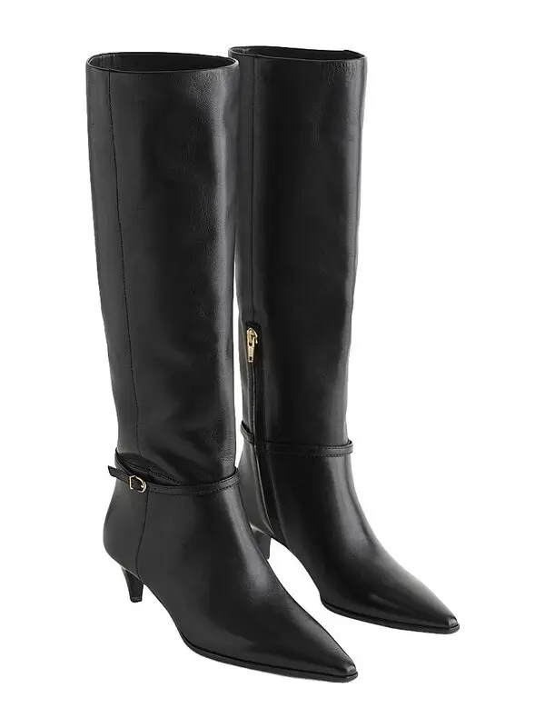 Madewell Eliza Buckled Tall Boots - True Black