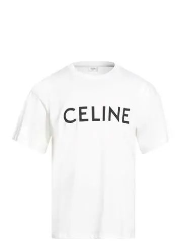 Celine T-shirt Size Cotton - Off White