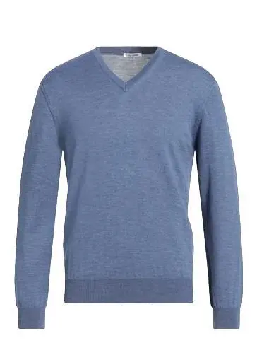 GIOFERRARI Sweater Slate Merino Wool - Blue