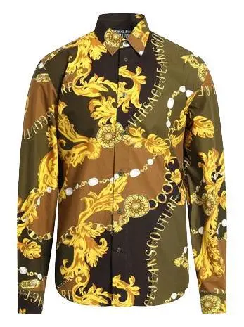 Versace Shirt Military Size Cotton - Green