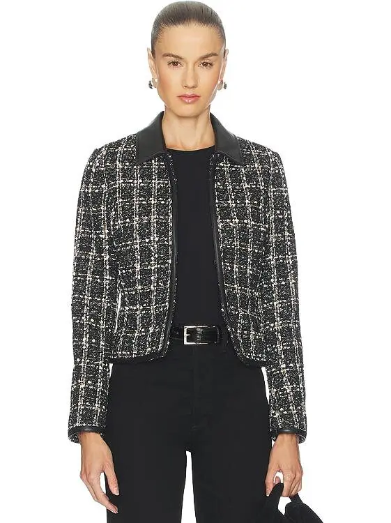 Rag & Bone Eloise Blazer - Black Plaid