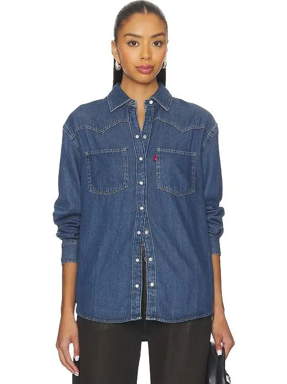 LEVI'S Teodora Western Shirt - Air Space