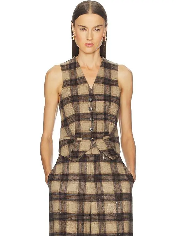 Giuseppe Di Morabito Plaid Top - Beige