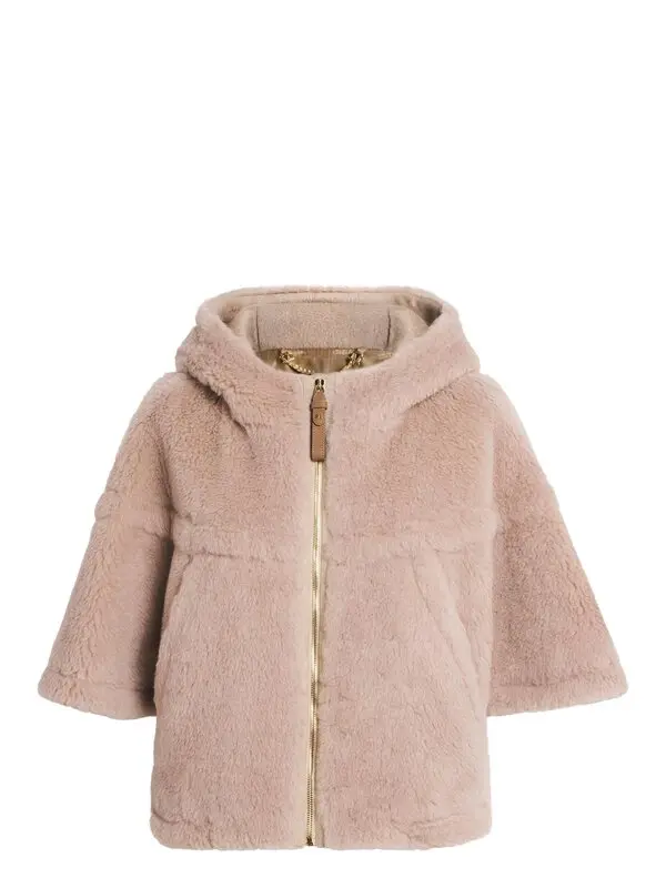 Max Mara Alpaca-wool-silk Cape Poncho - Beige