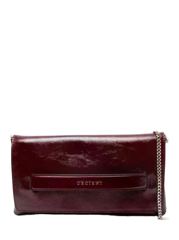 ORTIGNI Leather Clutch - Red