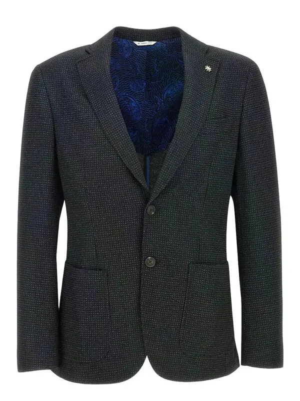 MANUEL RITZ Single-breasted Blazer - Black