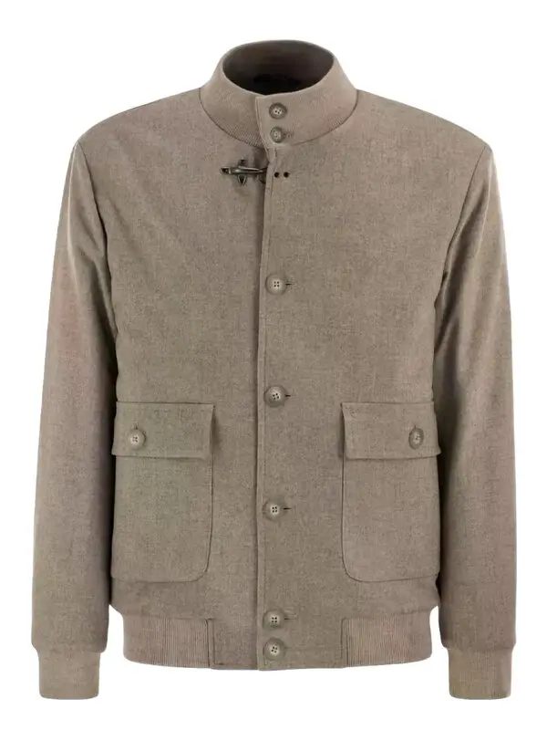 FAY Wool Shirt Jacket - Neutrals